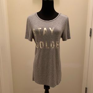 American Eagle Outfitters | Tops | New American Eagle Stay Golden Soft Sexy Tee | Poshmark